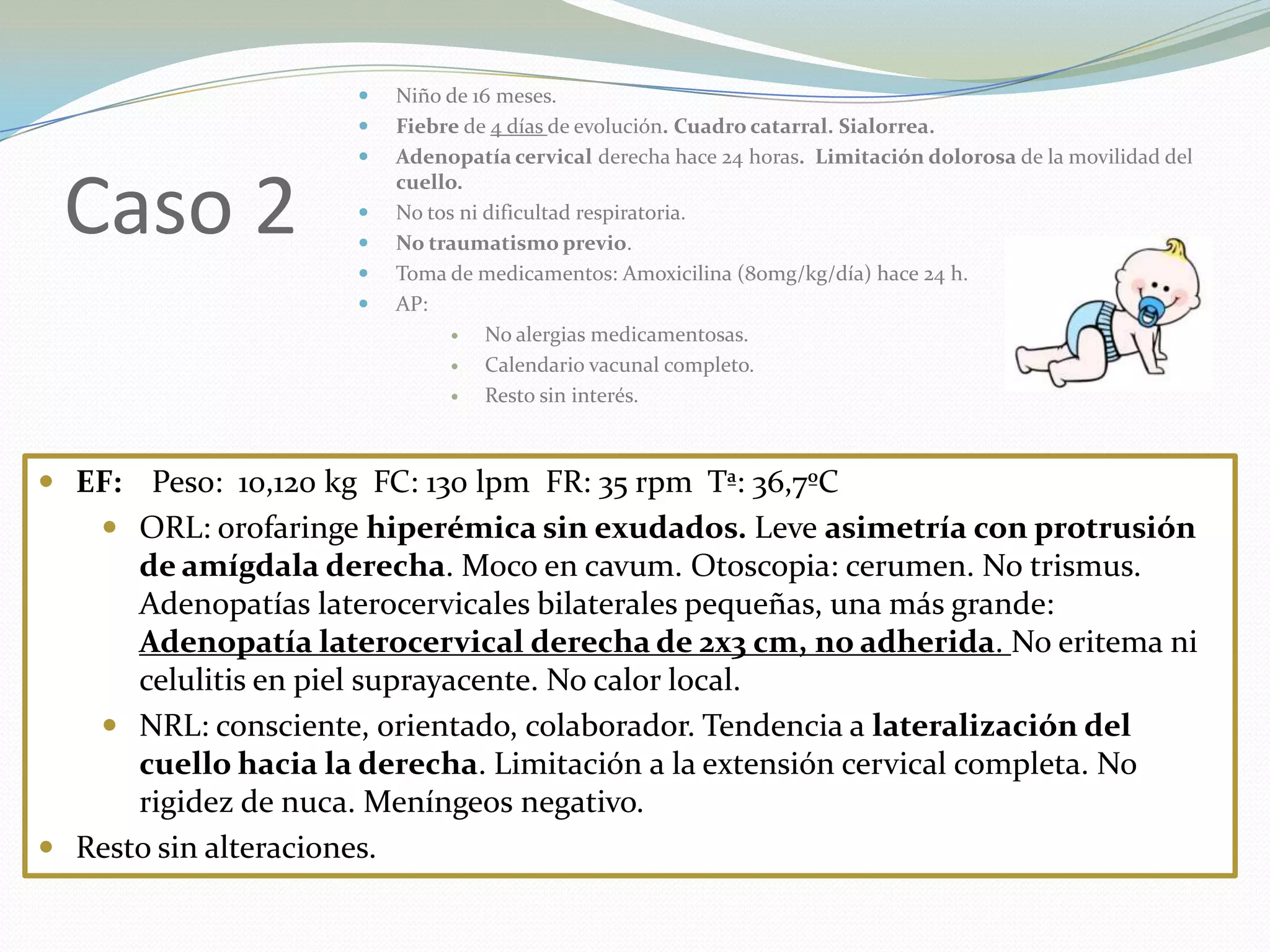 Tortícolis adquirida en pediatría. Evaluación en urgencias. Miriam Nova ...