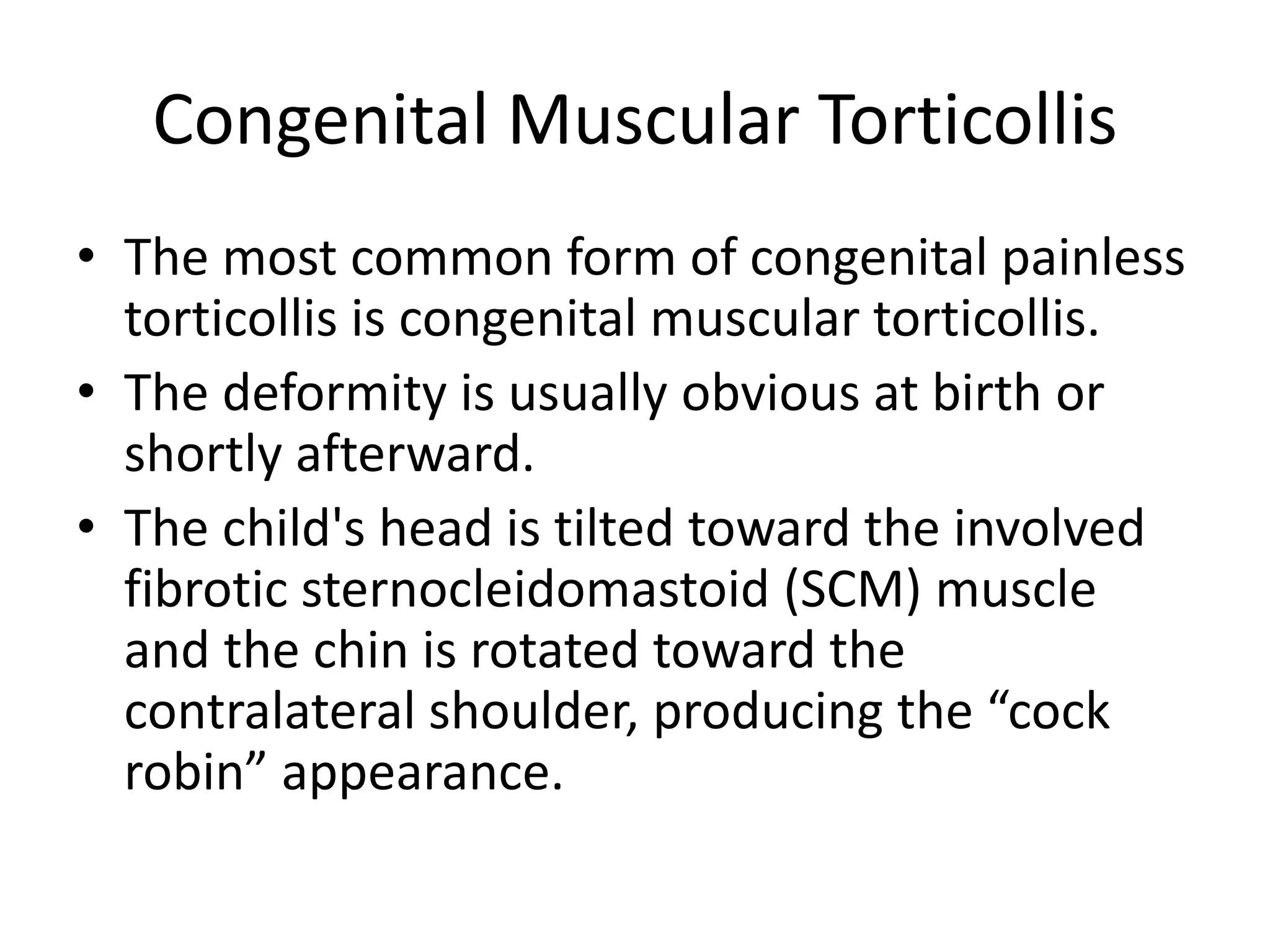 Torticollis | PPTX
