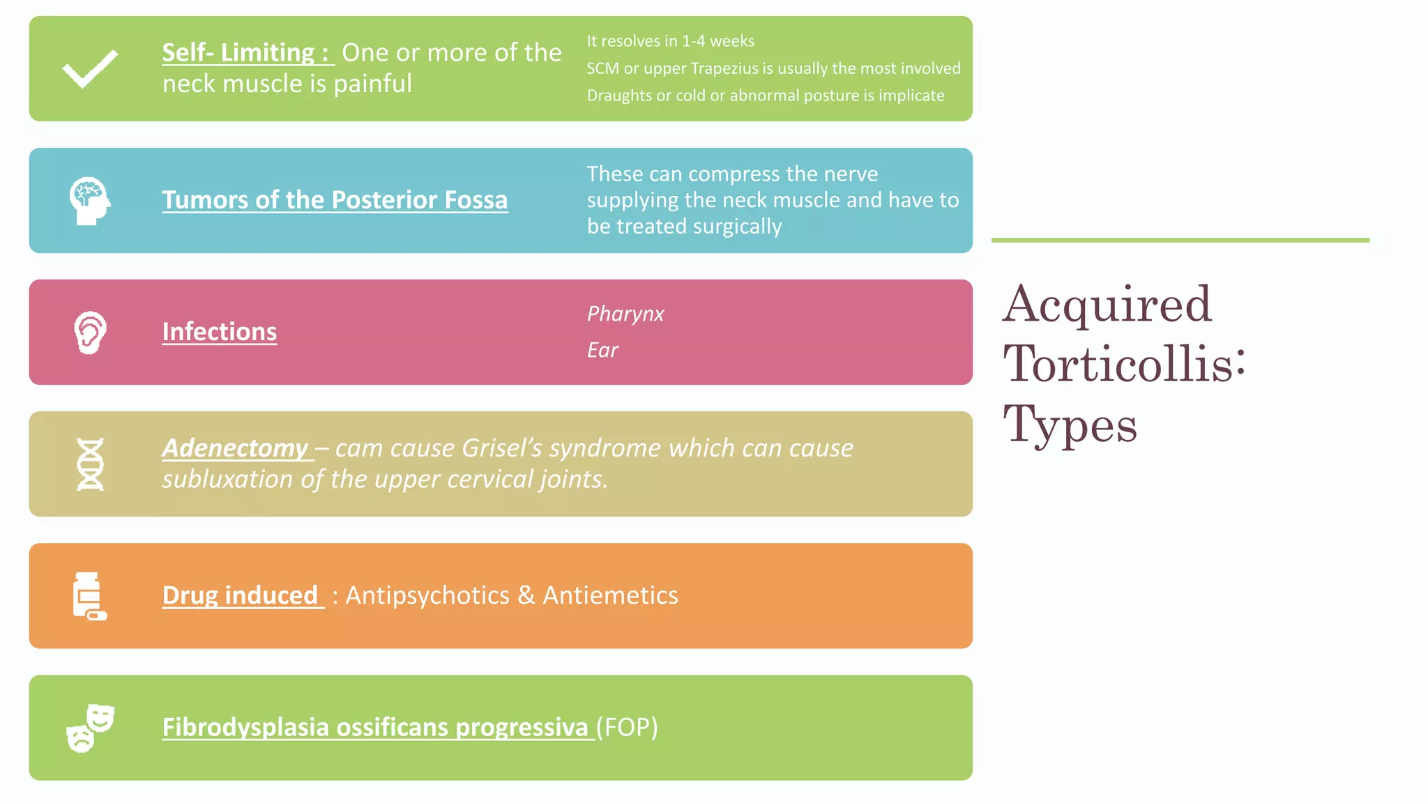 Torticollis and its P.T. Management | PPTX