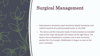 Torticollis and its P.T. Management | PPTX