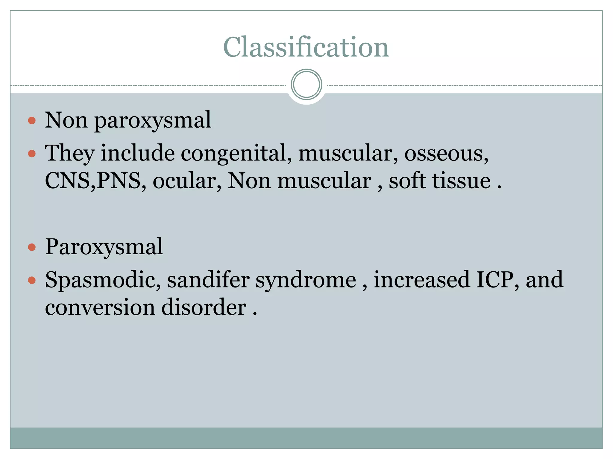 Torticollis | PPTX