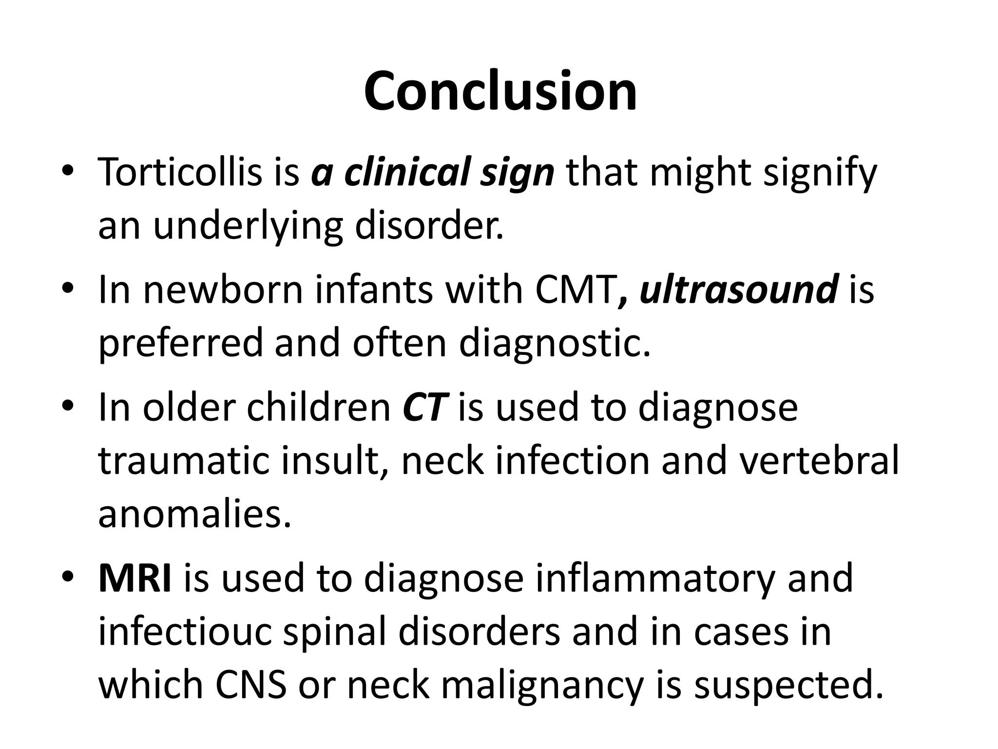 Torticollis | PPTX