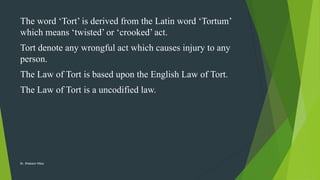 Tort introduction | PDF