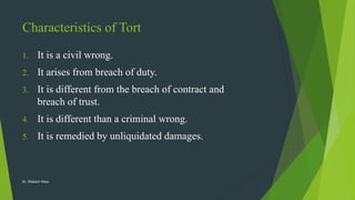 Tort introduction | PDF