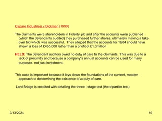 Tort law introduction into negligence. Pp | PPT