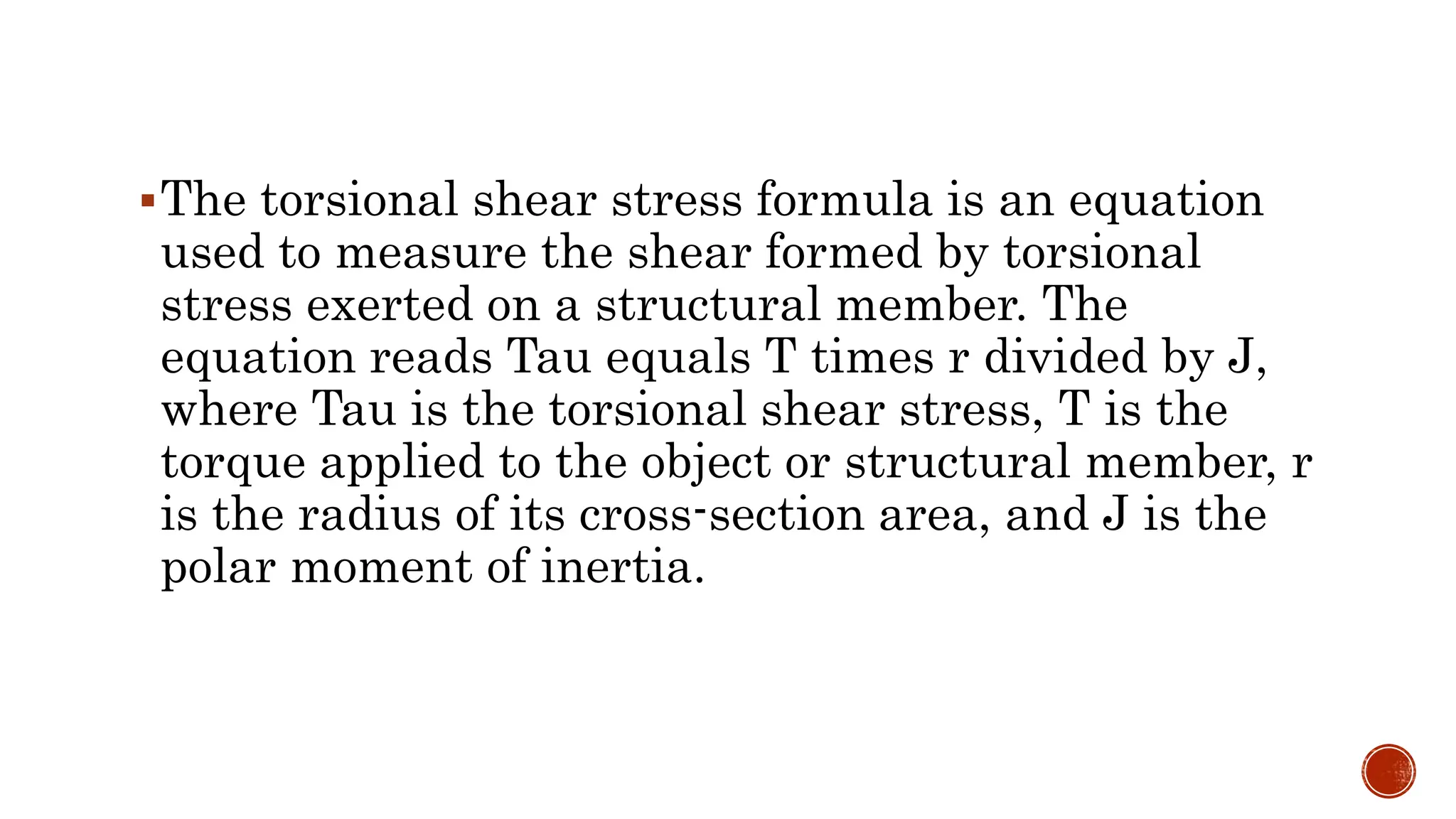 Tortion shear stress of strength and materials | PPTX