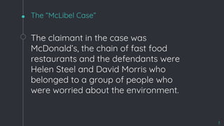 Tort law famous cases- Daniela Zabala | PPTX