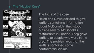 Tort law famous cases- Daniela Zabala | PPTX