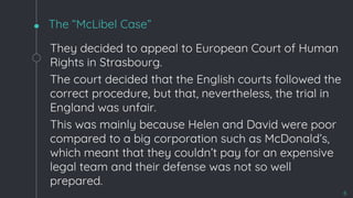 Tort law famous cases- Daniela Zabala | PPTX