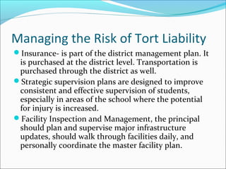 Tort Liability and Risk Management | PPT
