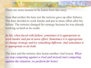 teamwork, competency tortoise hare story.ppt