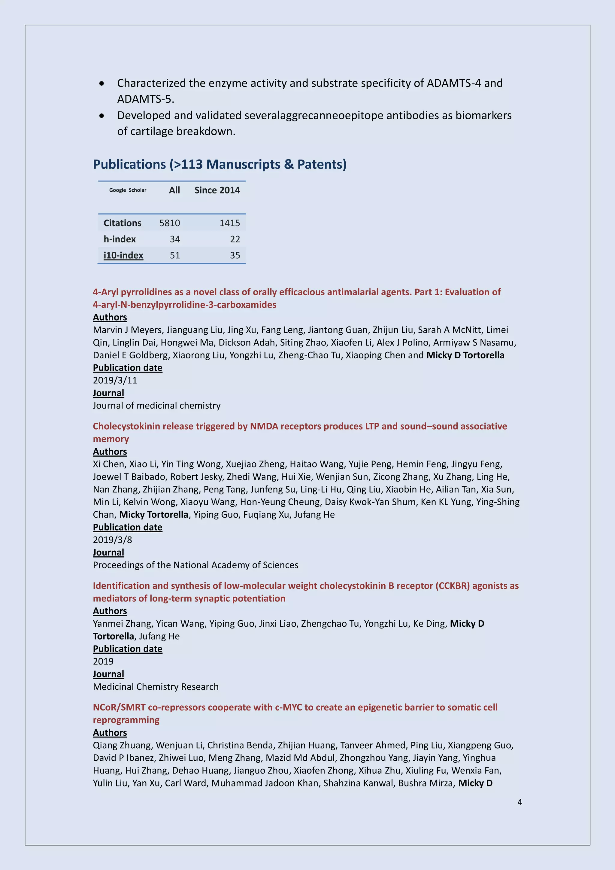 Tortorella biography 2019 | PDF