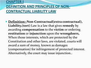 tort pptx by Abebayehu .pdf extra contractual | PDF