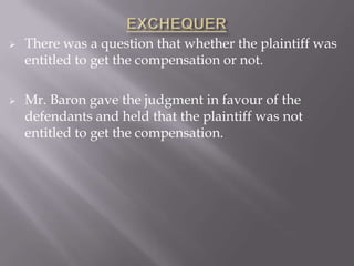 Case study of Rylands v. Fletcher | PPTX