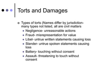 torts.ppt | Home Insurance | Insurance