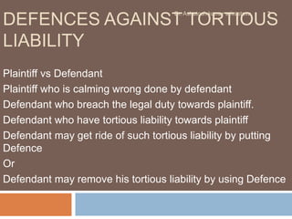 Plaintiff Vs Defendant