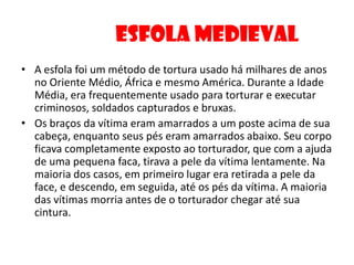 Tortura medieval | PPTX