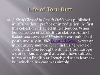 Toru dutt | PPT