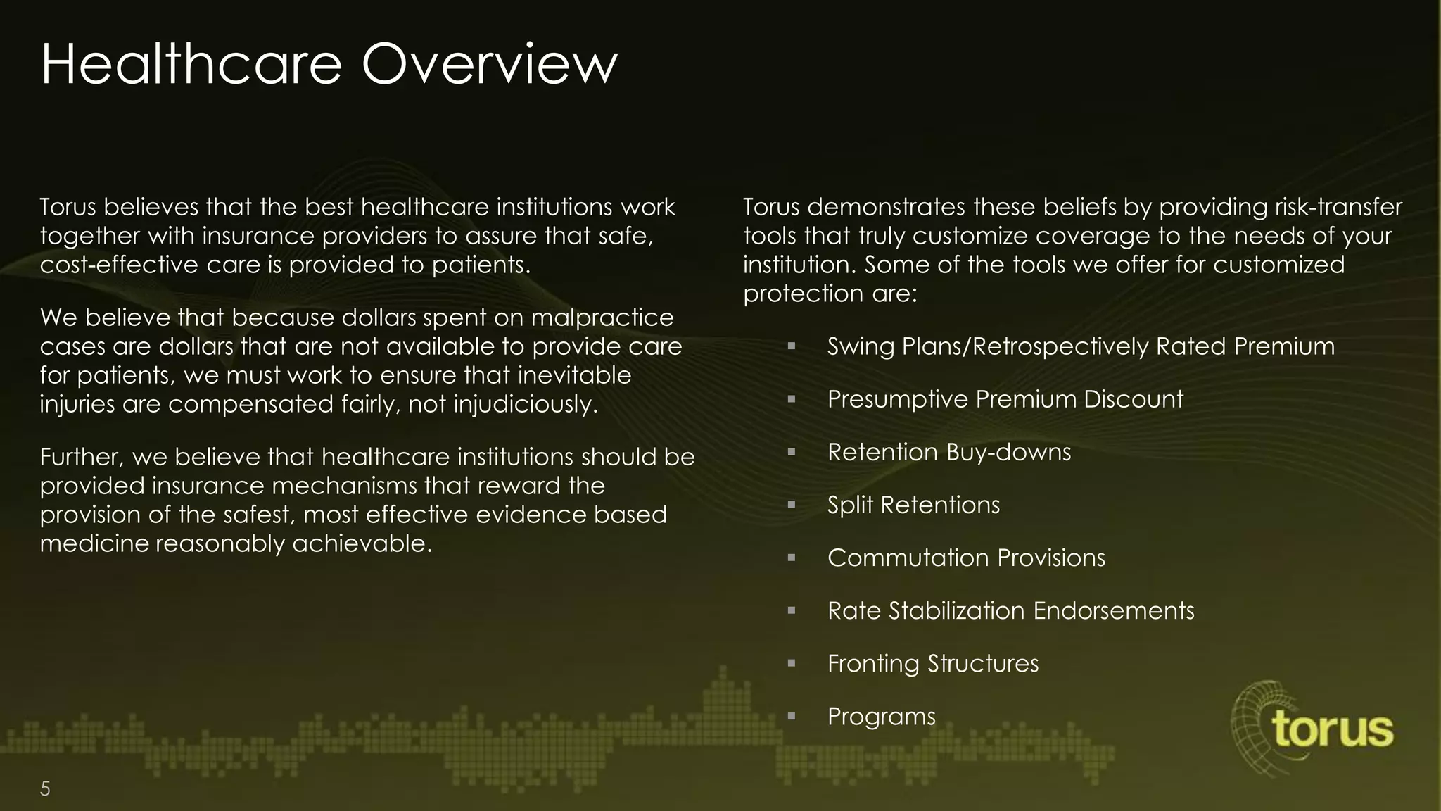 Torus Healthcare 2012 | PDF