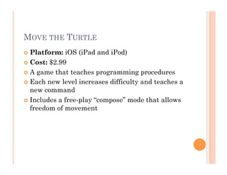 7 Coding Apps to Teach Kids How to Code | PDF