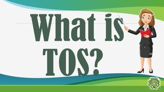 TOS.pptx TABLE OF SPECIFICATIONS .CTTO.HTT