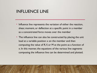 TOS-Lecture-5 - Power point lesson about influence lines | PPTX