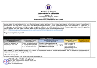 TOS-template.docx sample of table of specification | DOCX