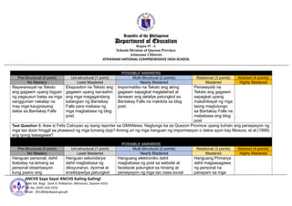 TOS-template.docx sample of table of specification | DOCX