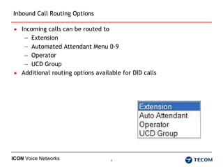 Tos 3000 Inbound Call Processing Training Module | PPT