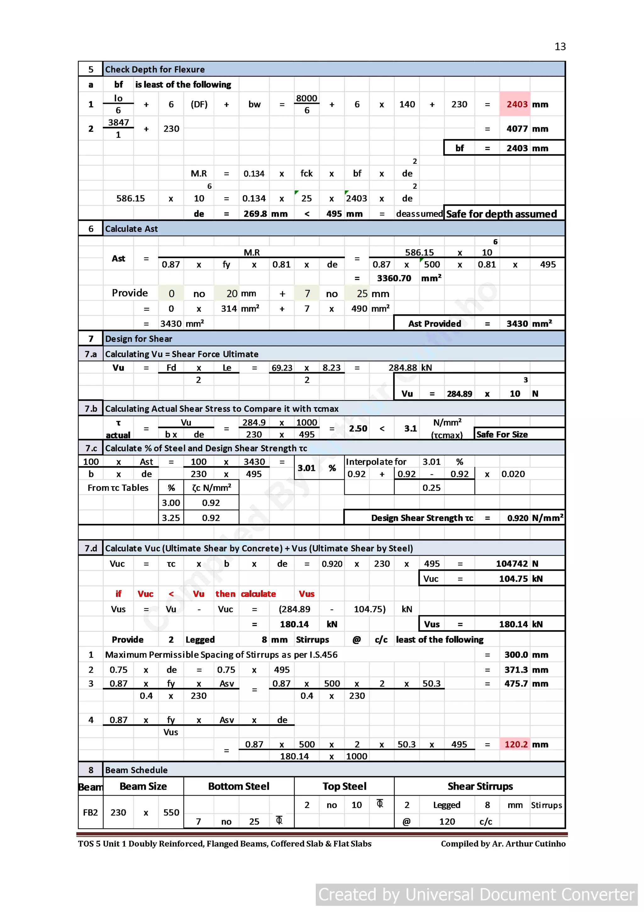 TOS 5 Unit 1 Doubly Reinforced, Flanged Beams, Coffered Slab & Flat Slabs.pdf
