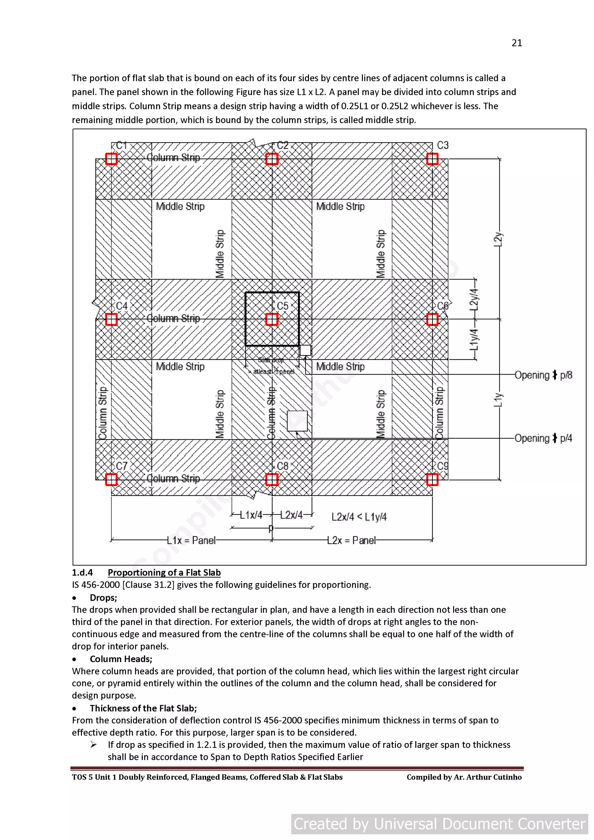 TOS 5 Unit 1 Doubly Reinforced, Flanged Beams, Coffered Slab & Flat Slabs.pdf