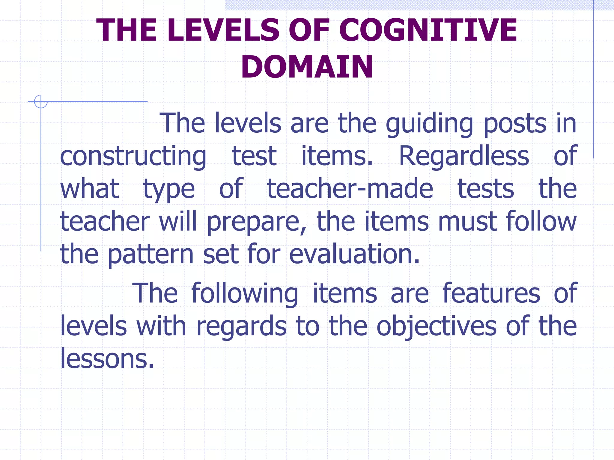 Table of Specifications (TOS) and Test Construction Review | PDF