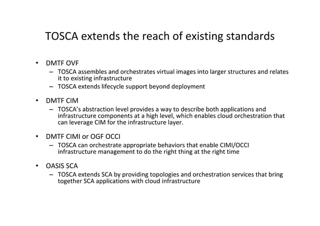 TOSCA - Topology and Orchestration Specification for Cloud Applications ...