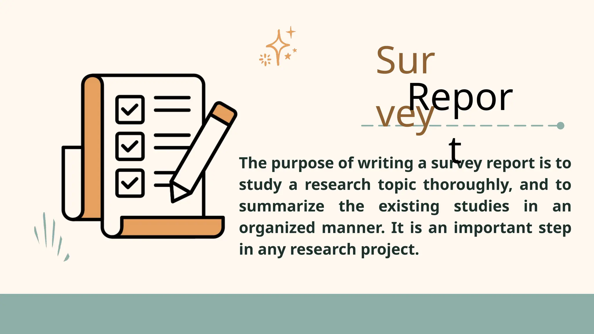 report survey........................... | PPT