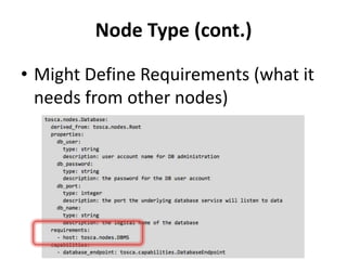 Tosca explained | PPTX