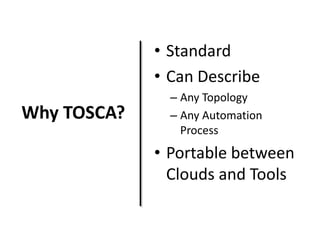 Tosca explained | PPTX