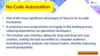 Tosca Online Training Course Hyderabad | Tosca Testing Training | PPTX