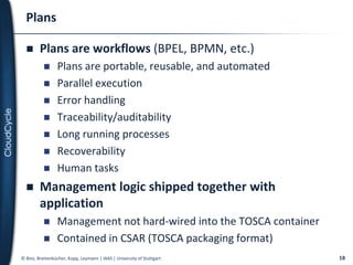 TOSCA and OpenTOSCA: TOSCA Introduction and OpenTOSCA Ecosystem ...
