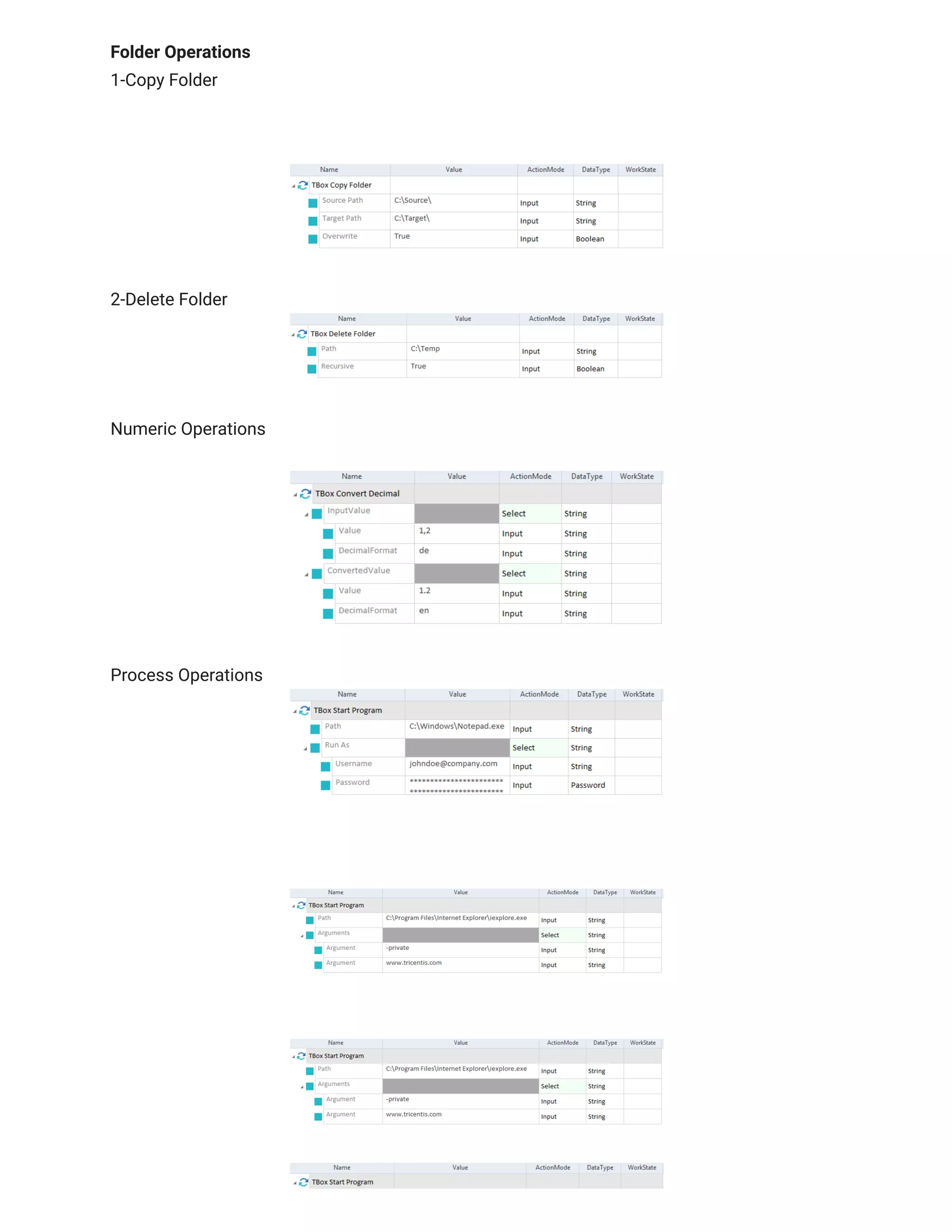 Tosca Properties And Standard Module Tips Pdf