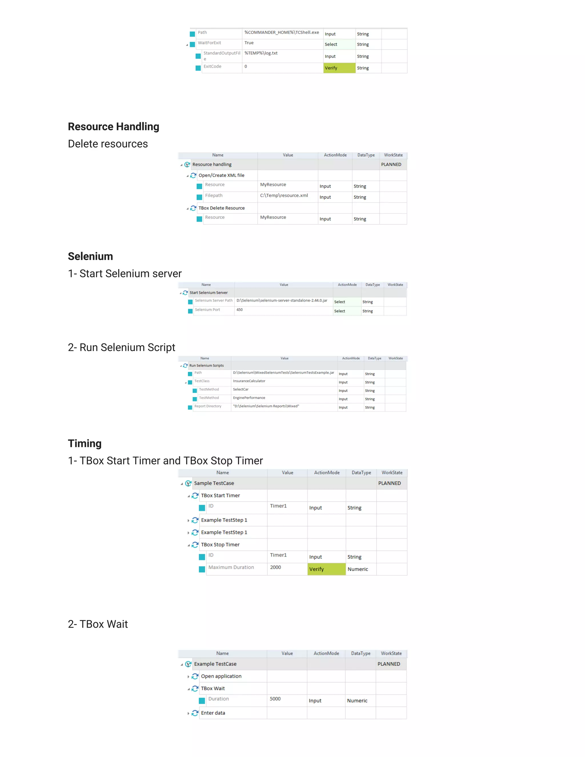 Tosca Properties And Standard Module Tips Pdf