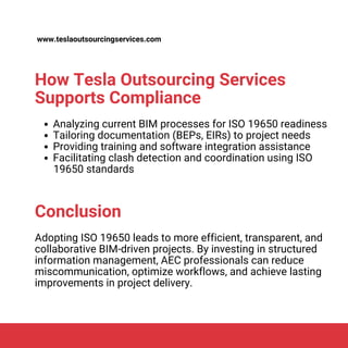 ISO 19650: Building Information Modeling Guidelines Overview | PDF