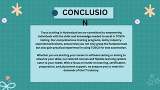 TOSCA TESTING TRAINING HYDERABAD LOCATION | PPTX