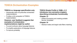 Tosca v1.2 and v1.3 enhancements 2019 05-06 | PPT