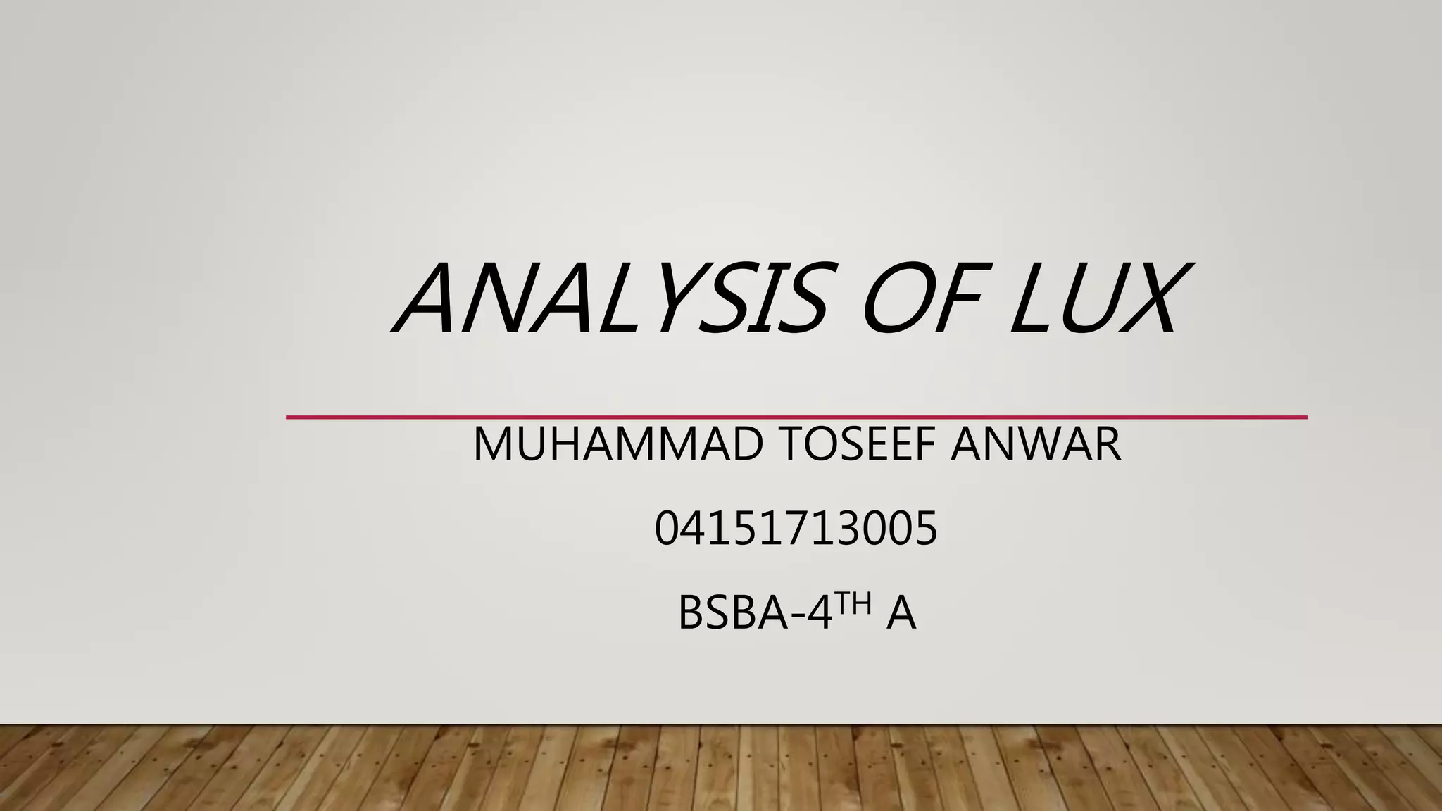 Toseef anwar | PPTX
