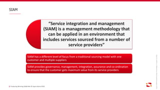 Service North 2018 - Successful SIAM bids | PPTX | Business | Business ...