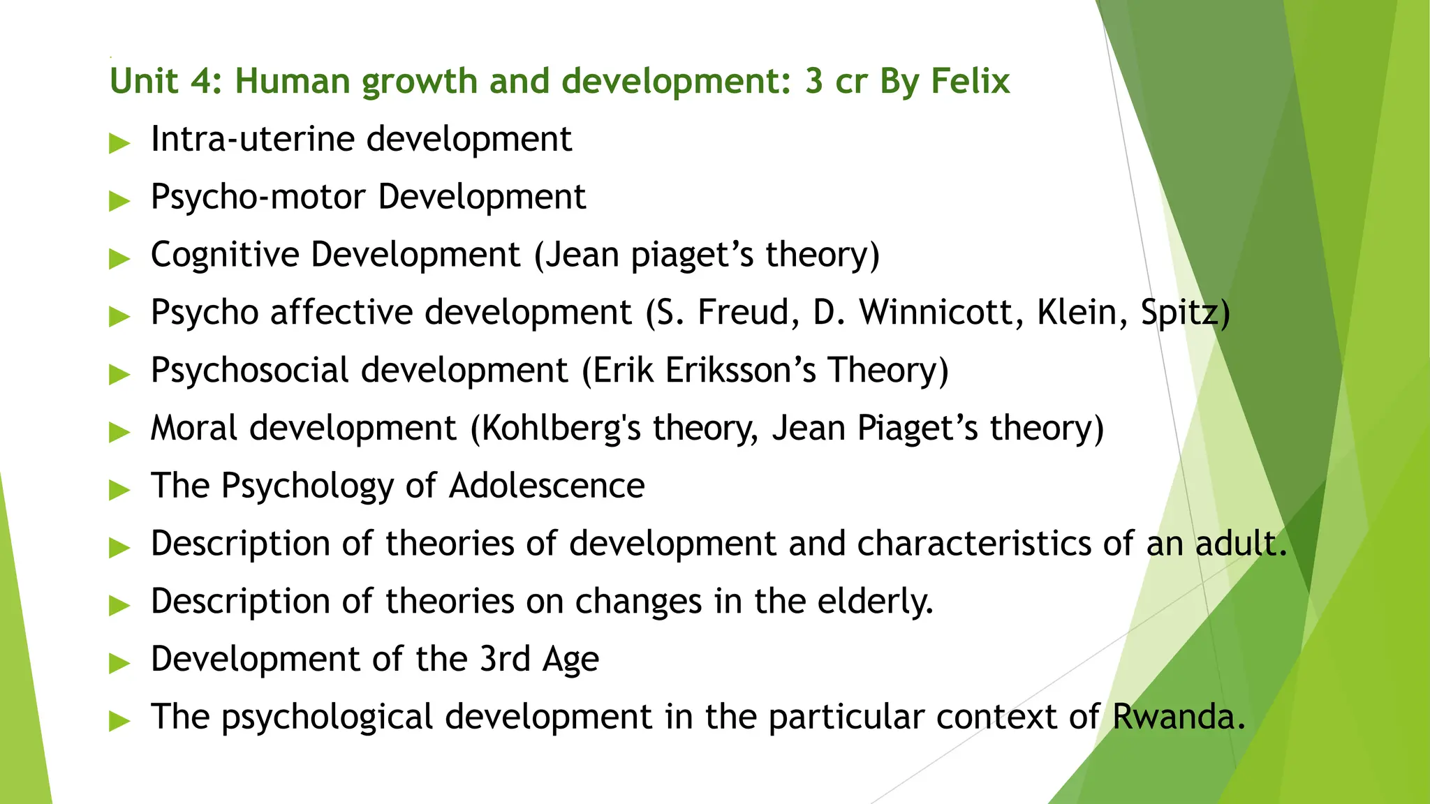to share with stds HUMAN GROWTH DEVELOPMENT _Mental Health Nursing ...