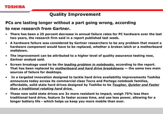 Toshiba Generic Sept 2009 | PPT