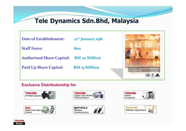 Toshiba company profile in thai | PDF