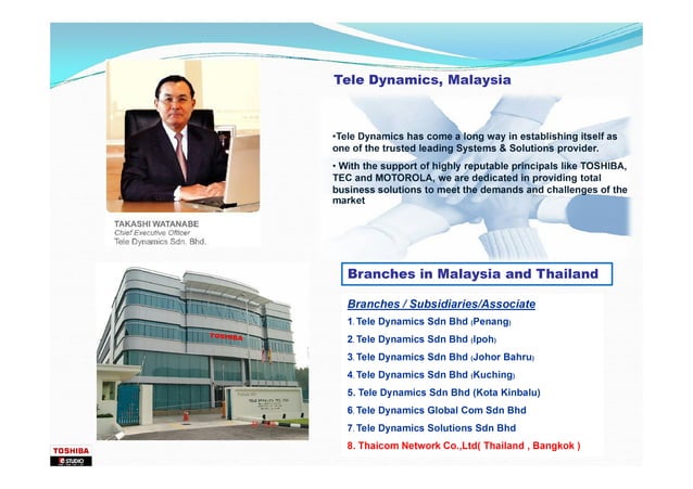 Toshiba company profile in thai | PDF