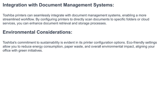 Resolving Toshiba Printer IP Address Problems | PPTX